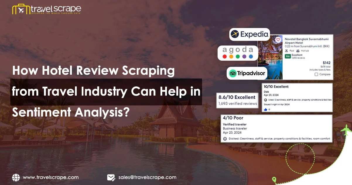 Hotel Review Scraping from Travel Industry for Sentiment Analysis