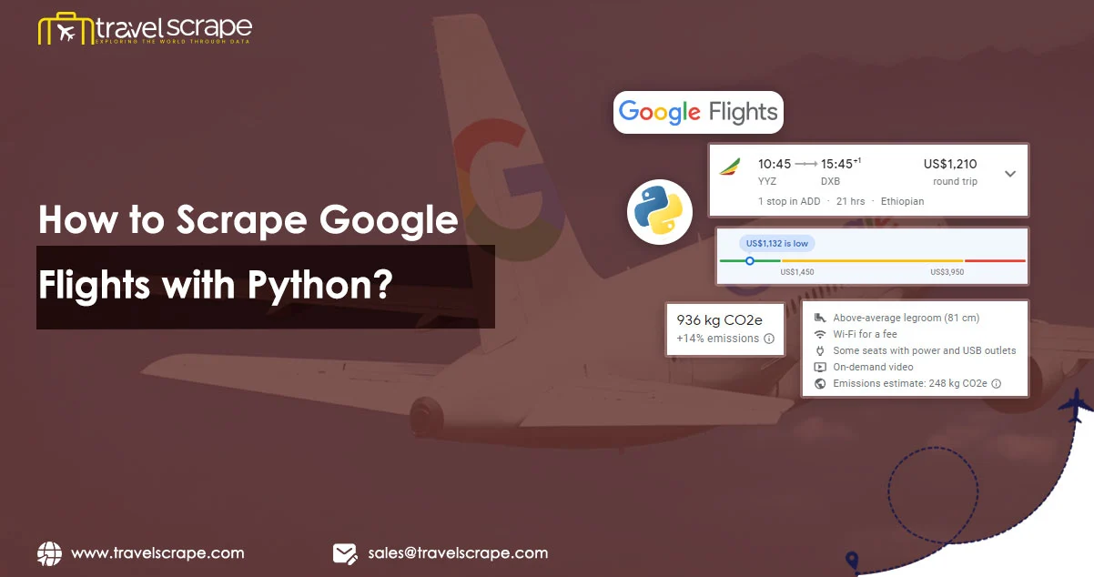 Scrape Google Flights Data Using Python