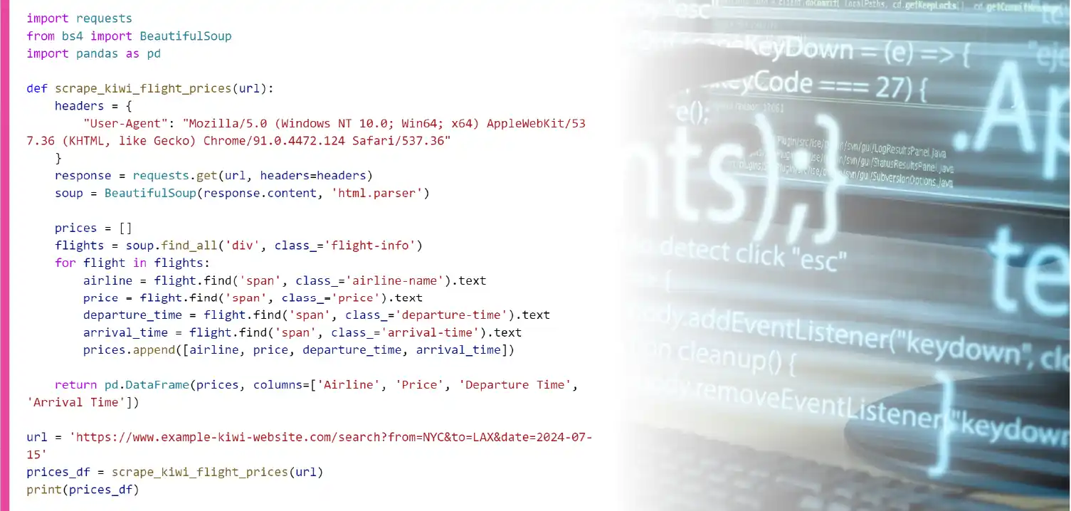 2024 Guide to Efficiently Scrape Kiwi Flight Prices Data