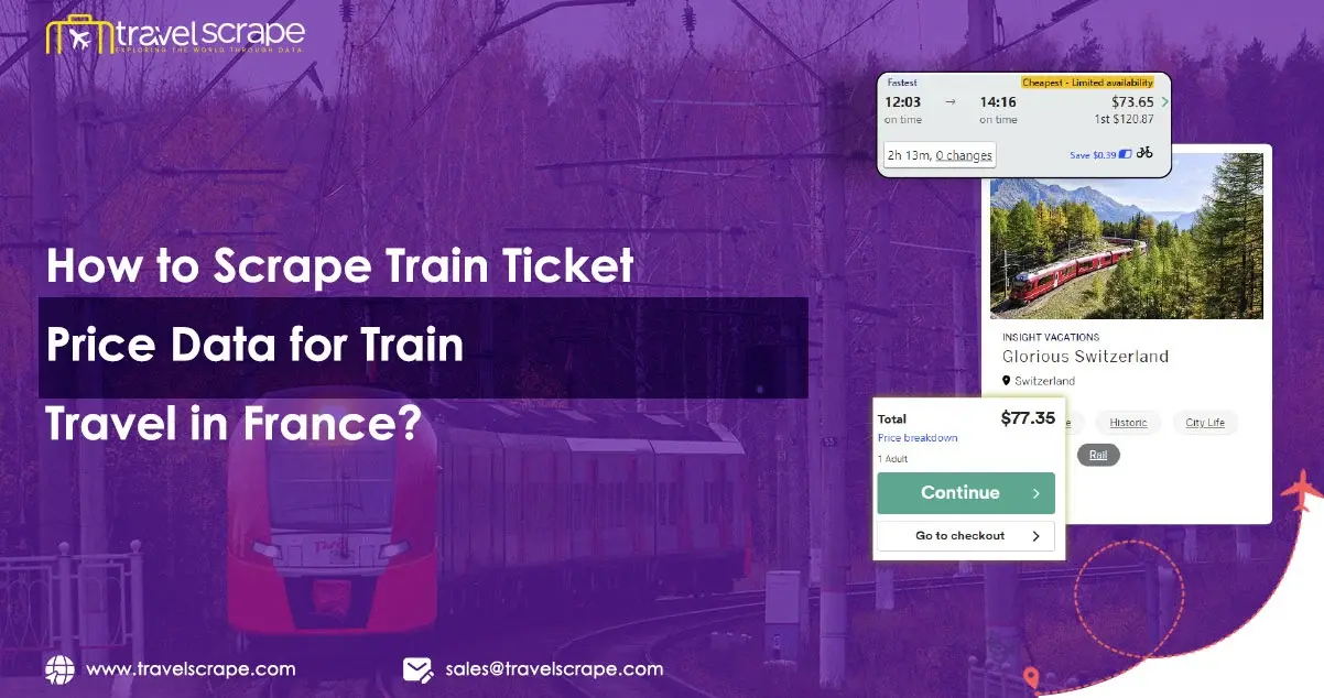 Scrape Train Ticket Price Data for Travel in France