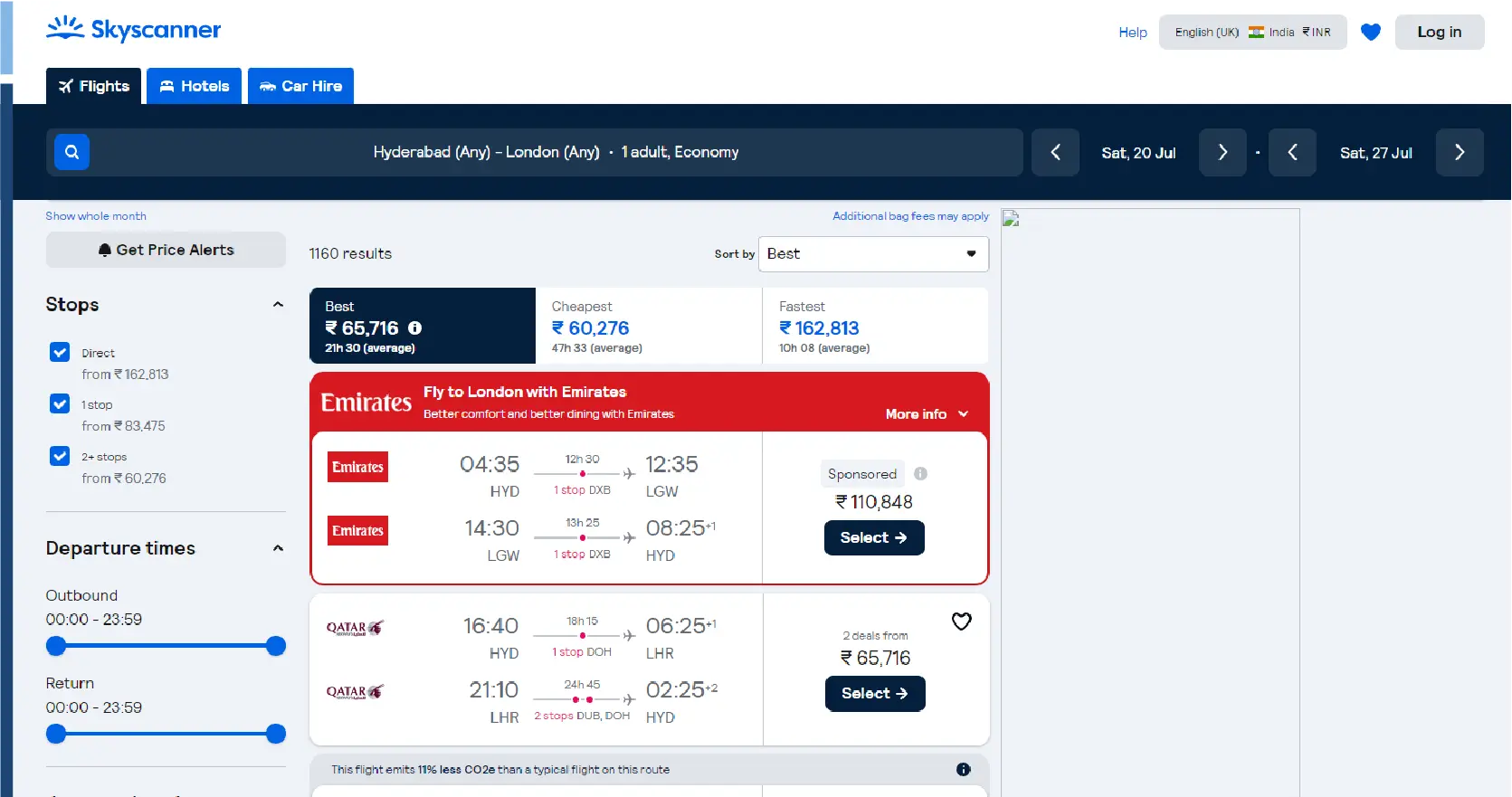 Get the Best Travel Plan by Scraping Skyscanner Flights Data