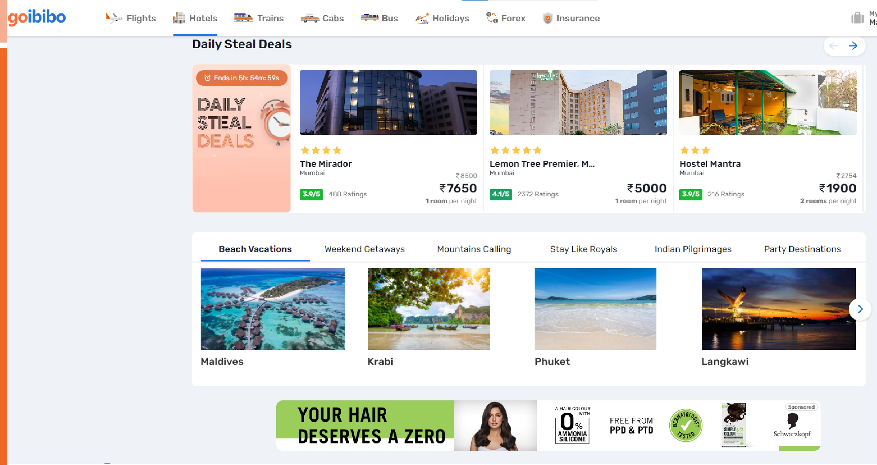 Web Scraping Goibibo Data Transforms Market Analysis