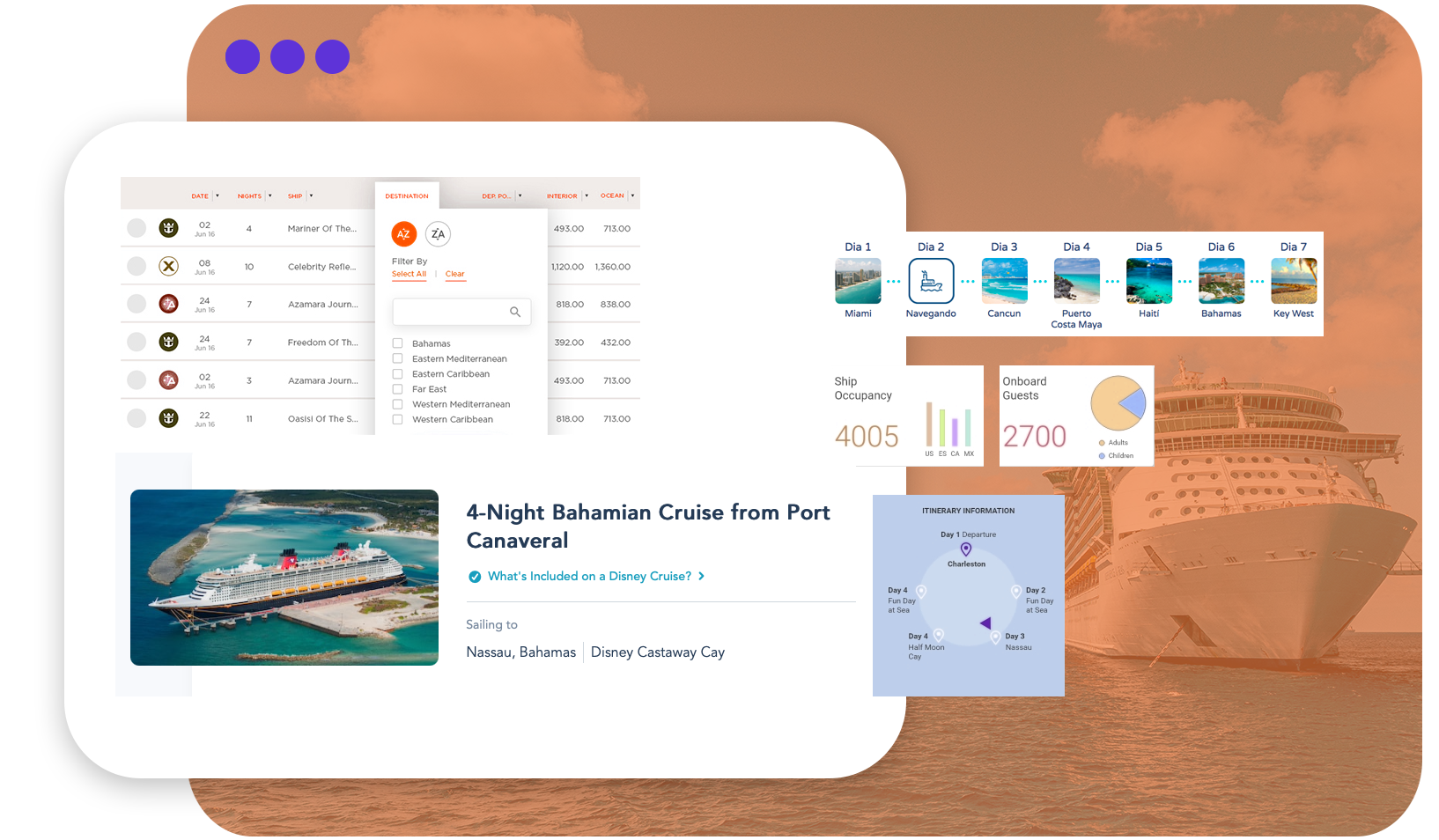 Cruise And Ferries Data Scraping Services - Scrape Cruise and Ferries Data
